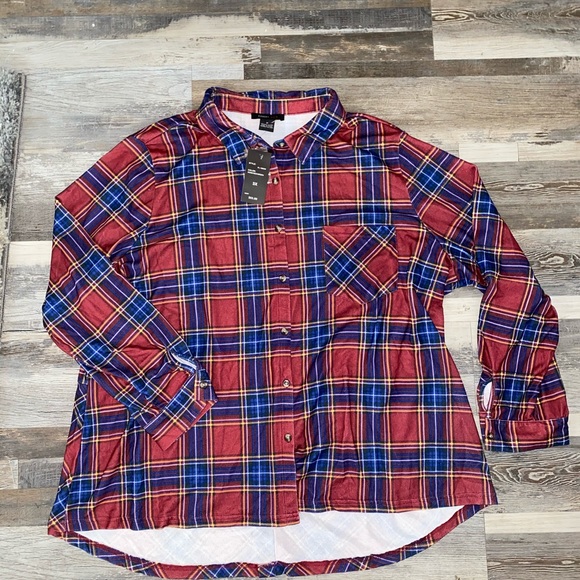 Robert Louis | Tops | Nwt Robert Louis Button Down Flannel | Poshmark